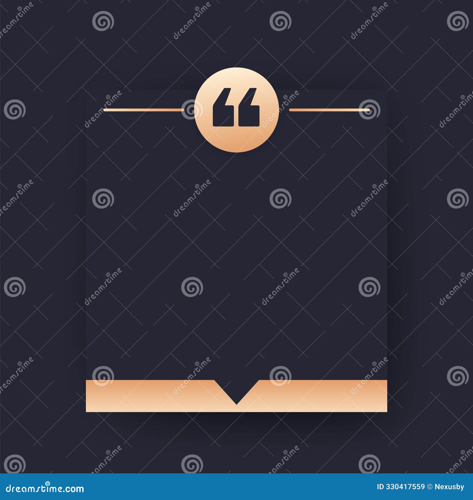 Quotation Box Frame. Quote Yellow Boxes Icon Set. Idea Frame Set ...