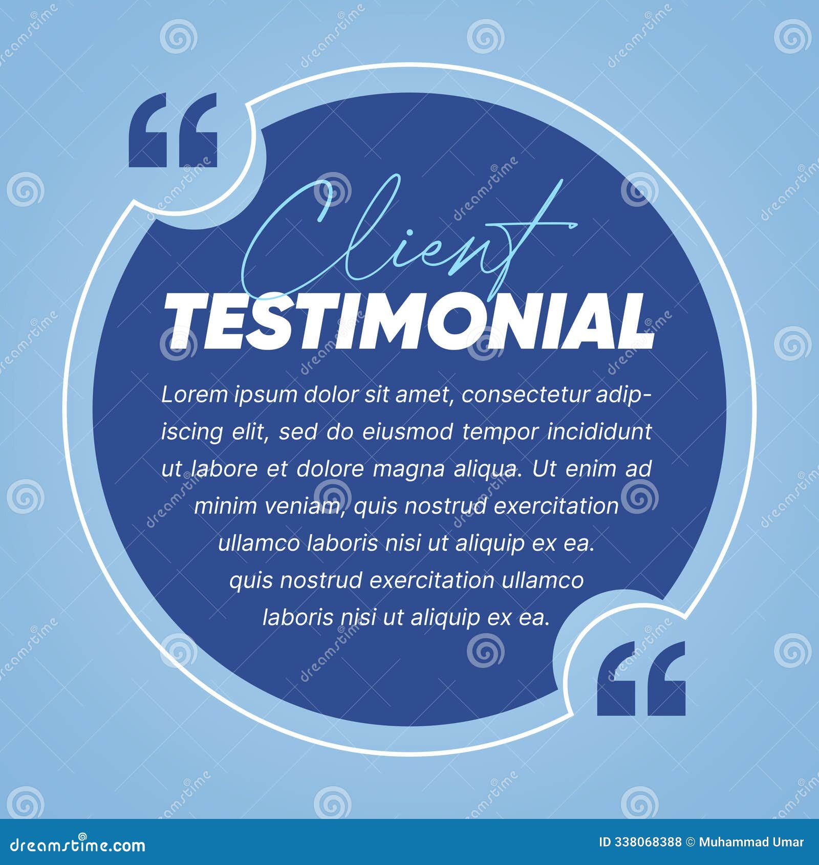 Quote Card Template - Testimonials Design - Social Media Posts Design ...
