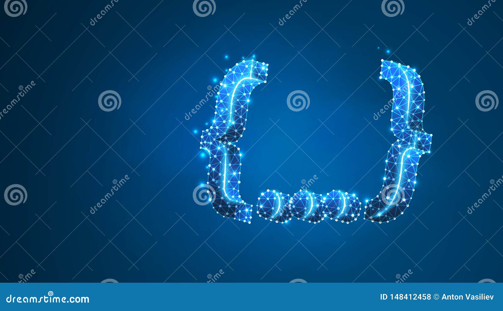 Quote Curly Bracket Symbol. People Social Network Communication Concept ...