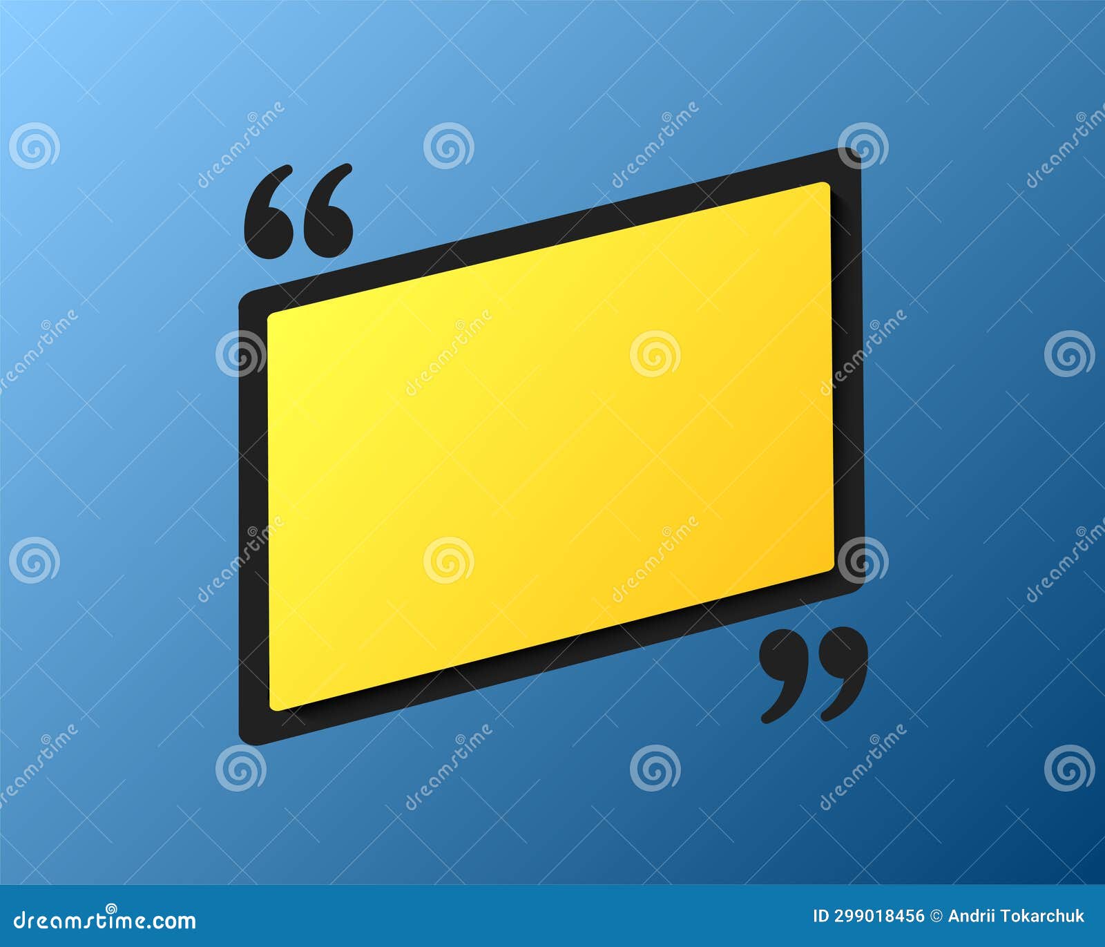 Quote Frame Blank, Text Quote Boxes, Message Stock Vector ...