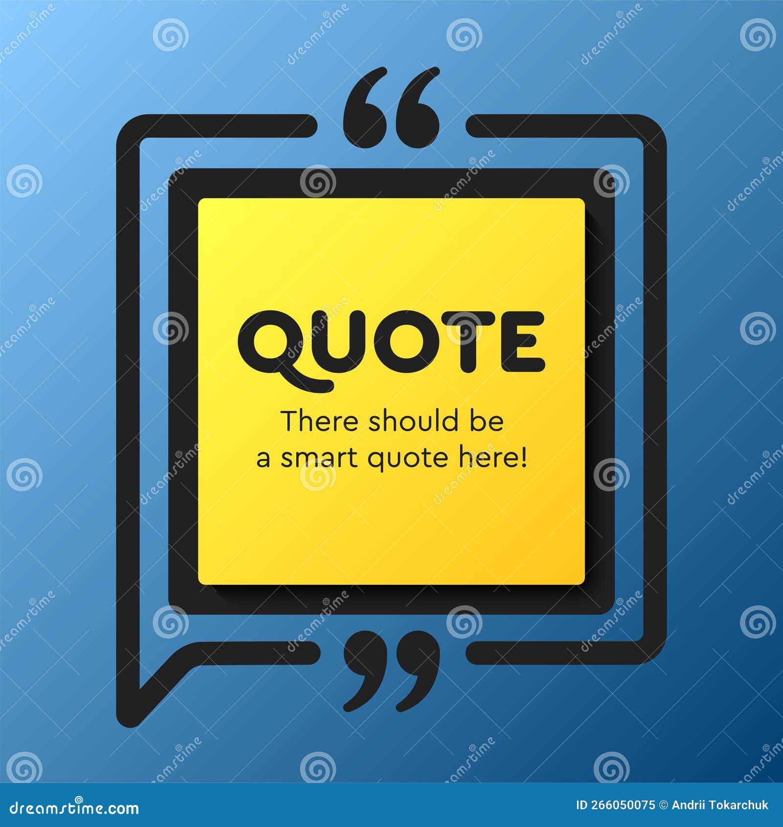 Quote Frame Blank, Text Quote Boxes, Message Stock Vector ...