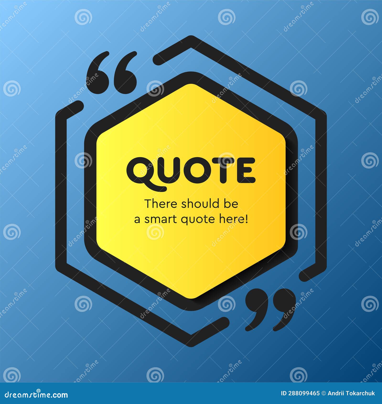 Quote Frame Blank, Text Quote Boxes, Message Stock Vector ...