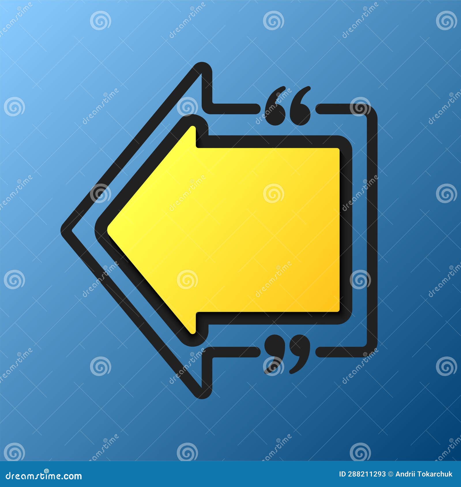 Quote Frame Blank, Text Quote Boxes, Message Stock Vector ...