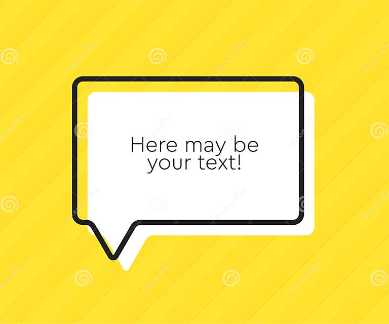 Quote Frame Blank, Text Quote Boxes, Message Stock Vector ...