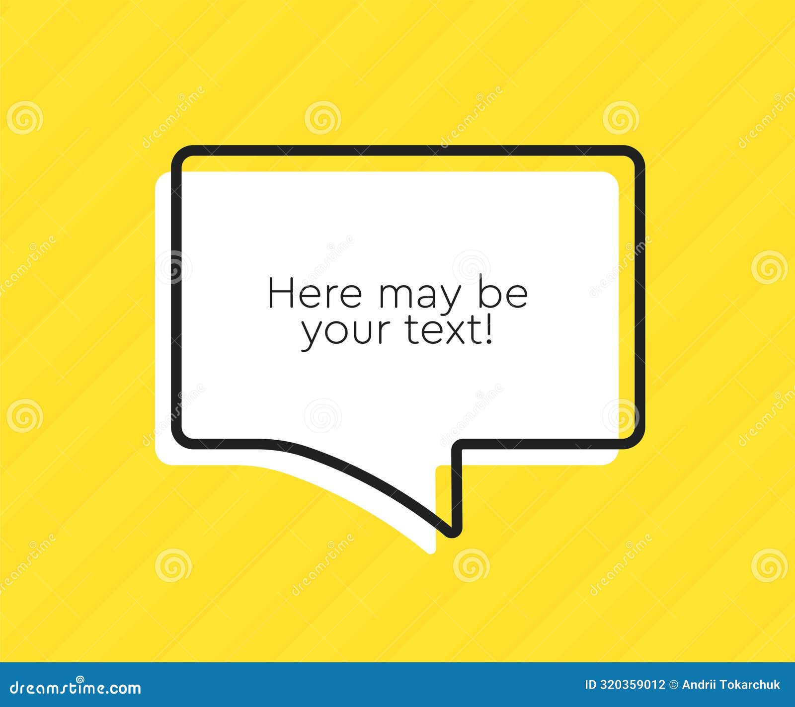 Quote Frame Blank, Text Quote Boxes, Message Stock Vector ...