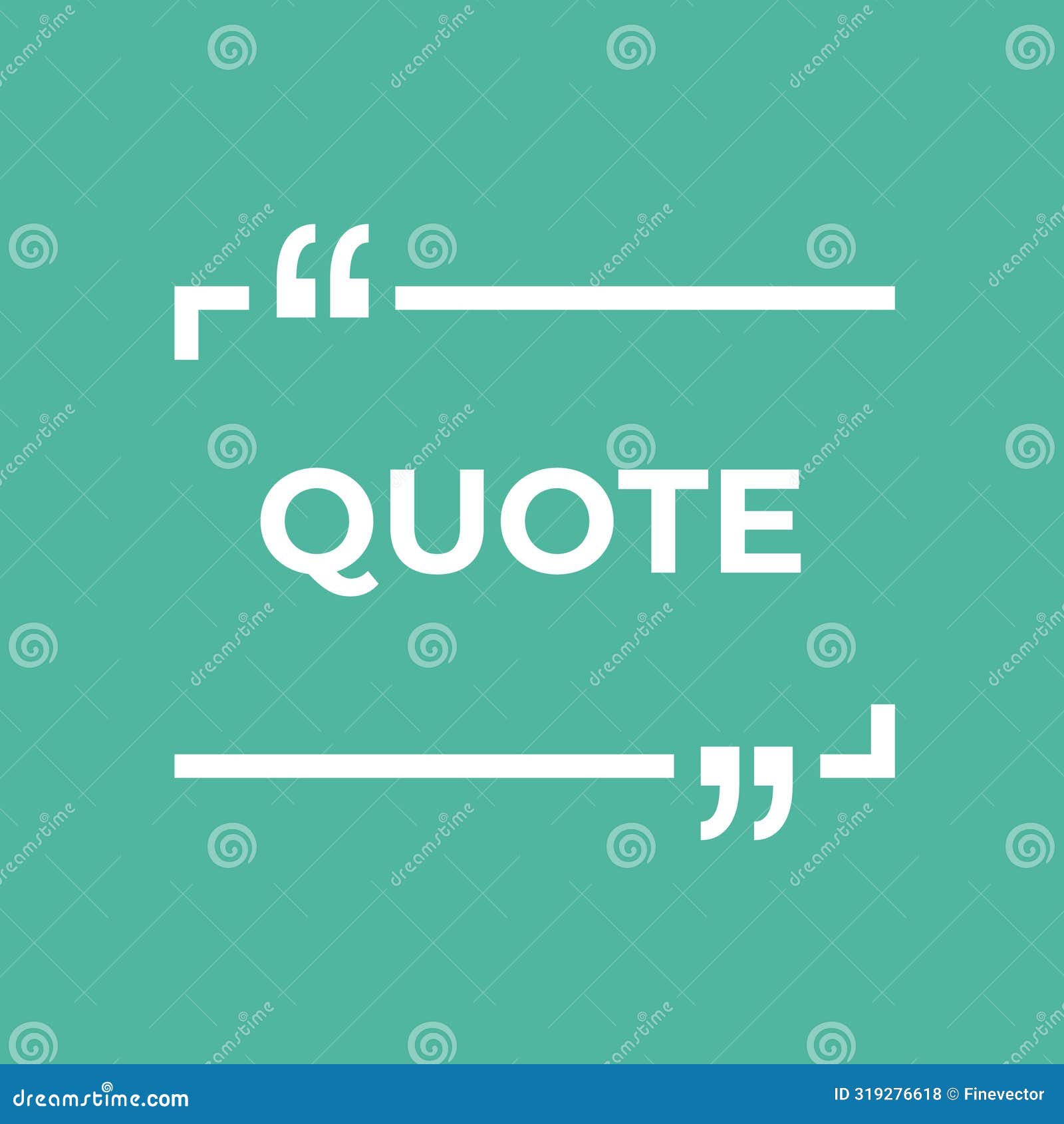 Quote Frame. Textbox for Comment, Title, Citation, Chat, Note, Mark and ...