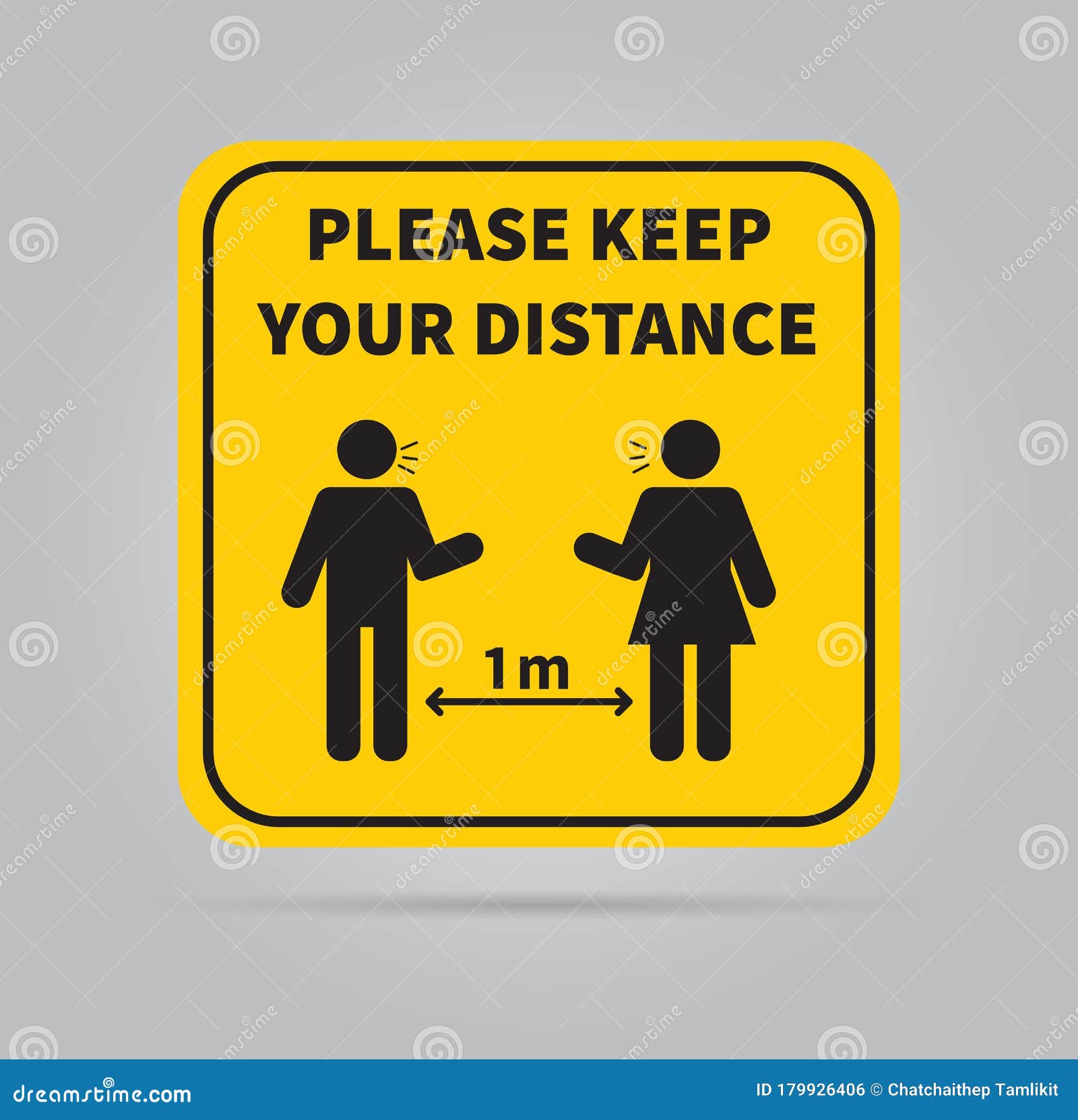 Social Distancing. Keep the 2 Meter Distance. Coronovirus Epidemic ...