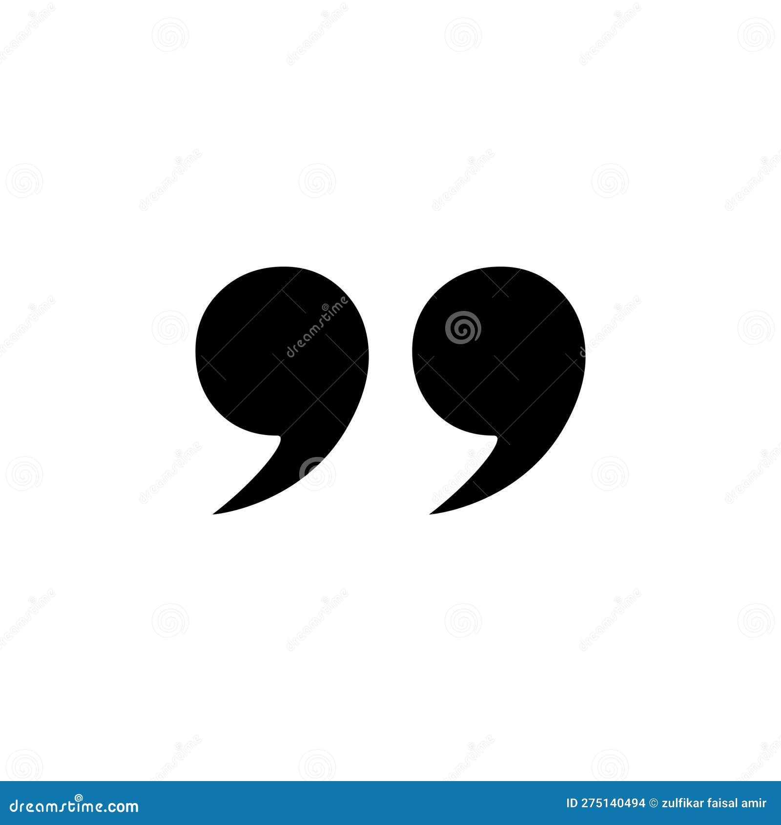 Quote Icon . Quotation Mark Symbol Stock Vector - Illustration of word ...