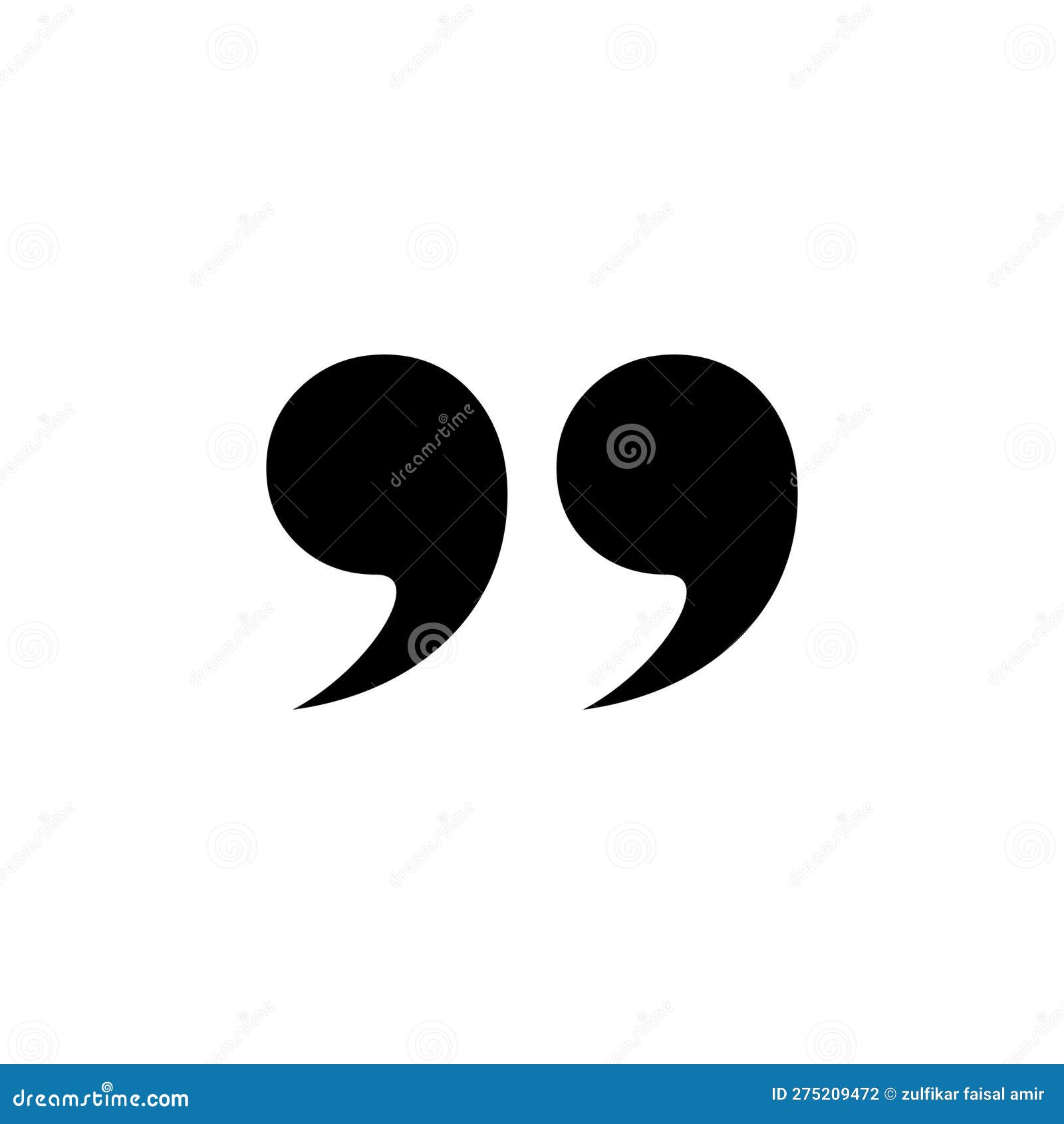 Quote Icon . Quotation Mark Symbol Stock Vector - Illustration of quote ...