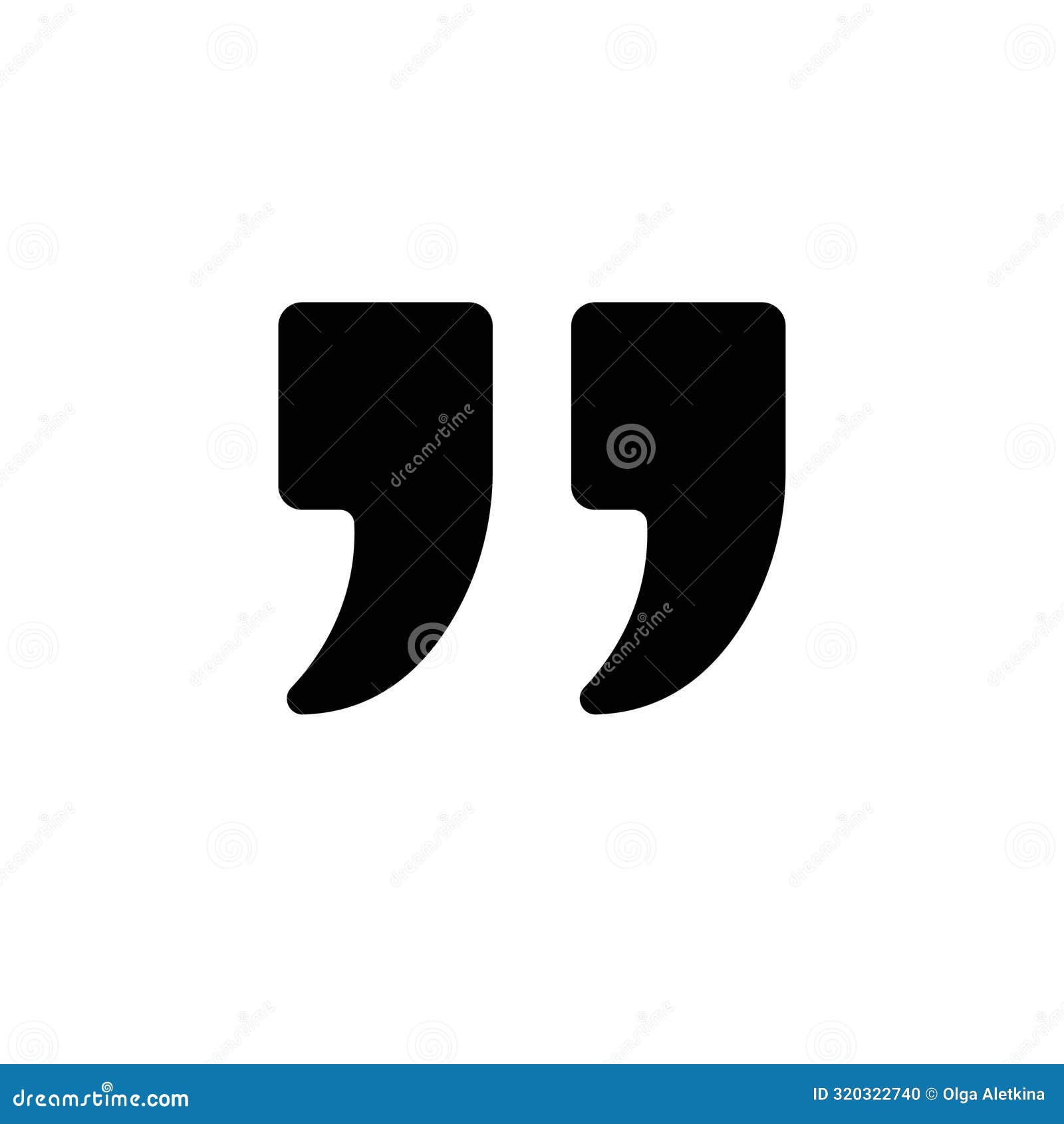Quote Icon. Quote Icon Vector for Web Design, UI, App Isolated on White ...