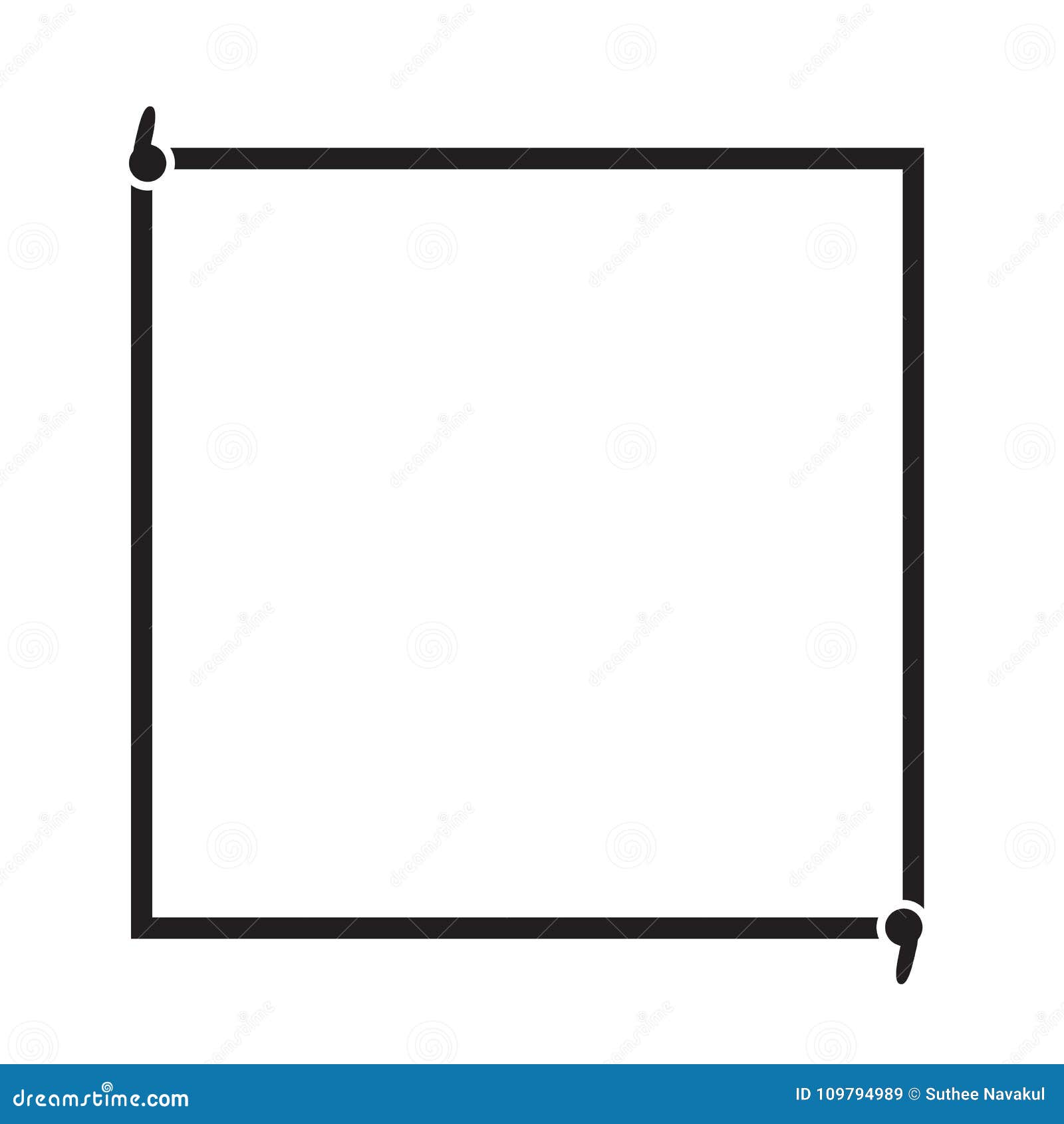 Quote Icon on White Background. Quote Sign Stock Vector - Illustration ...