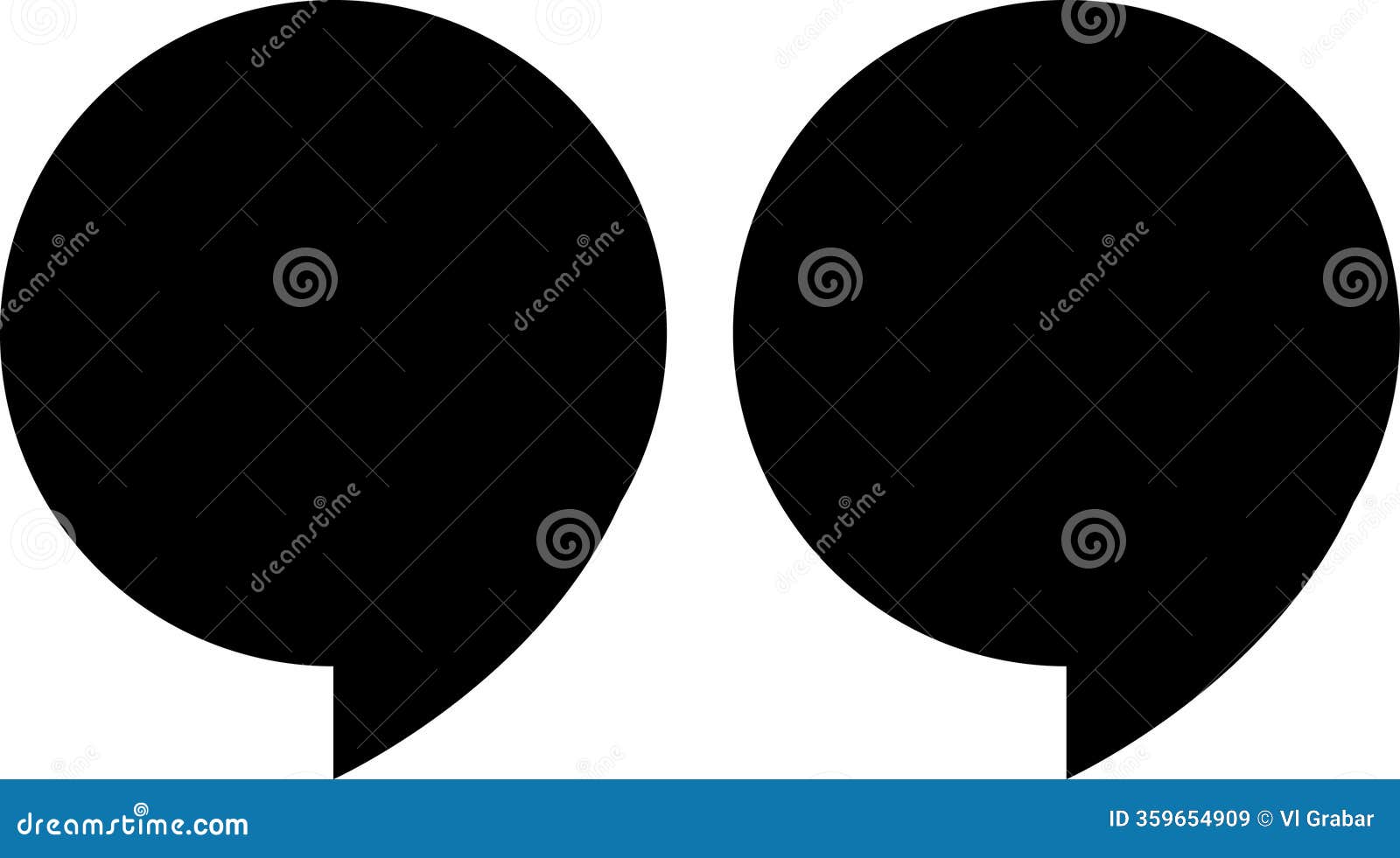 Quote Mark Icon for Conversation or Definition. Quote Icon. Quotation Mark Stock Illustration ...