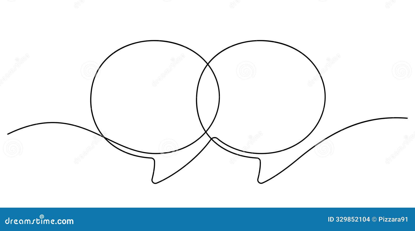 Quote Mark Icon Symbol One Line Drawing Continuous Stock Illustration ...