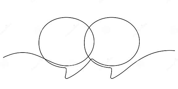 Quote Mark Icon Symbol One Line Drawing Continuous Stock Illustration ...