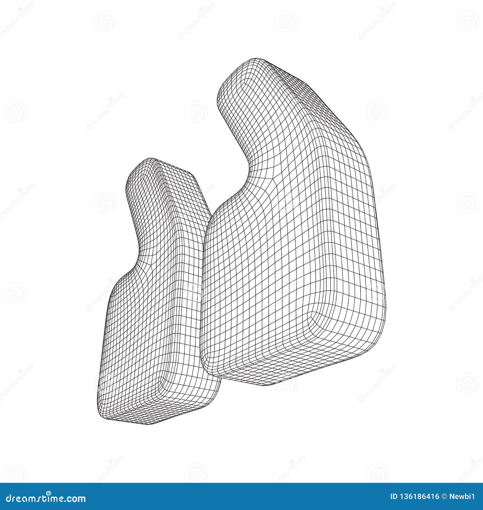 Quote sign abstract mesh stock vector. Illustration of communication ...