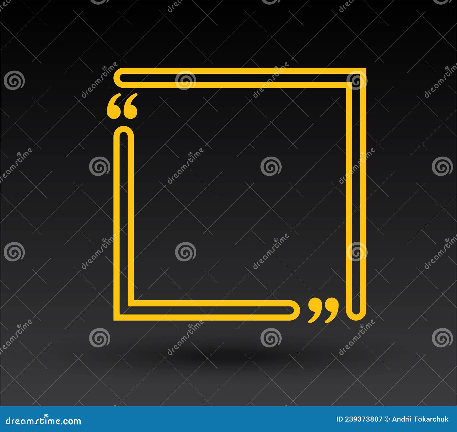 Quote Speech Bubble, Text in Brackets, Frame Stock Vector ...