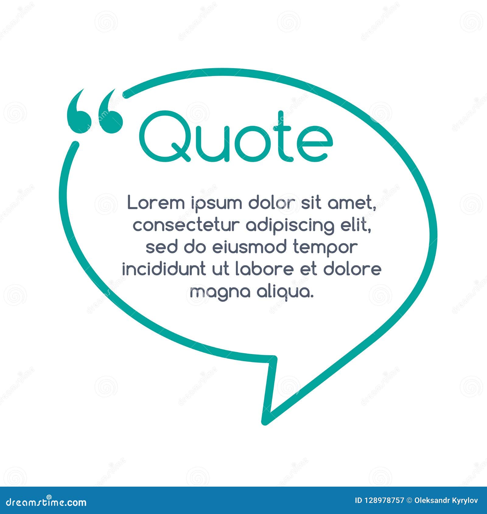 Quote Marks Icon Set - Different Vector Illustrations Isolated On ...