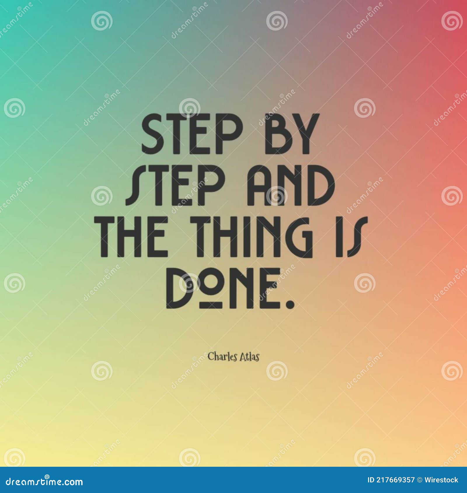 Quote about Step by Step Achieving Success Stock Image - Image of ...