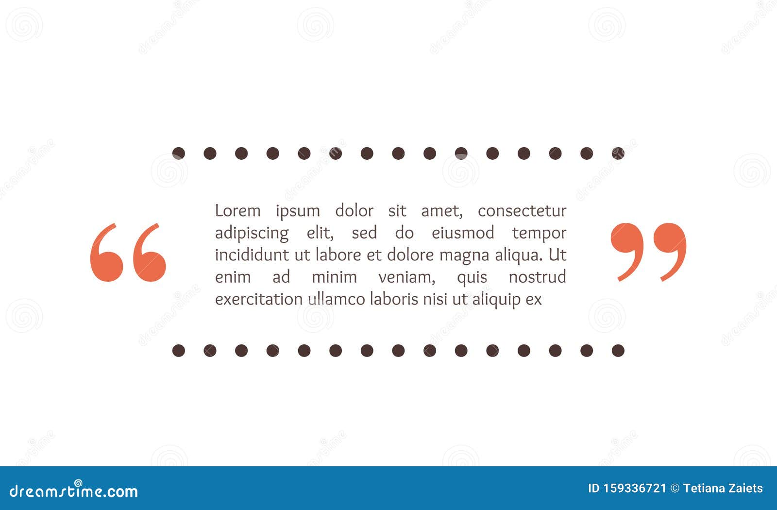 Quote Text Box, Bubble for Comment, Mark Design. Quotation Banner ...