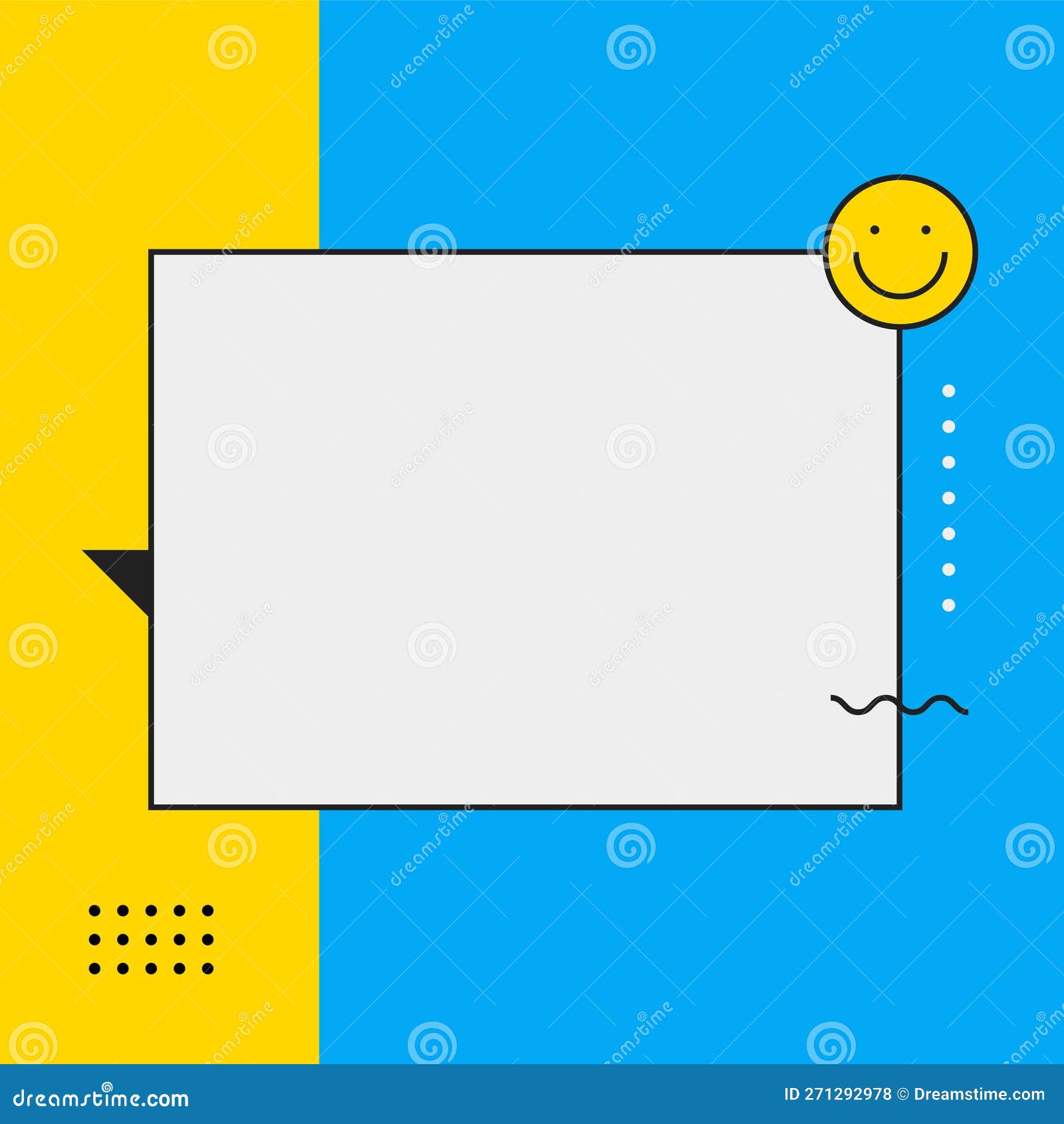 Quote Text Bubble, Note, Message and Comment Vector Illustration. Line ...