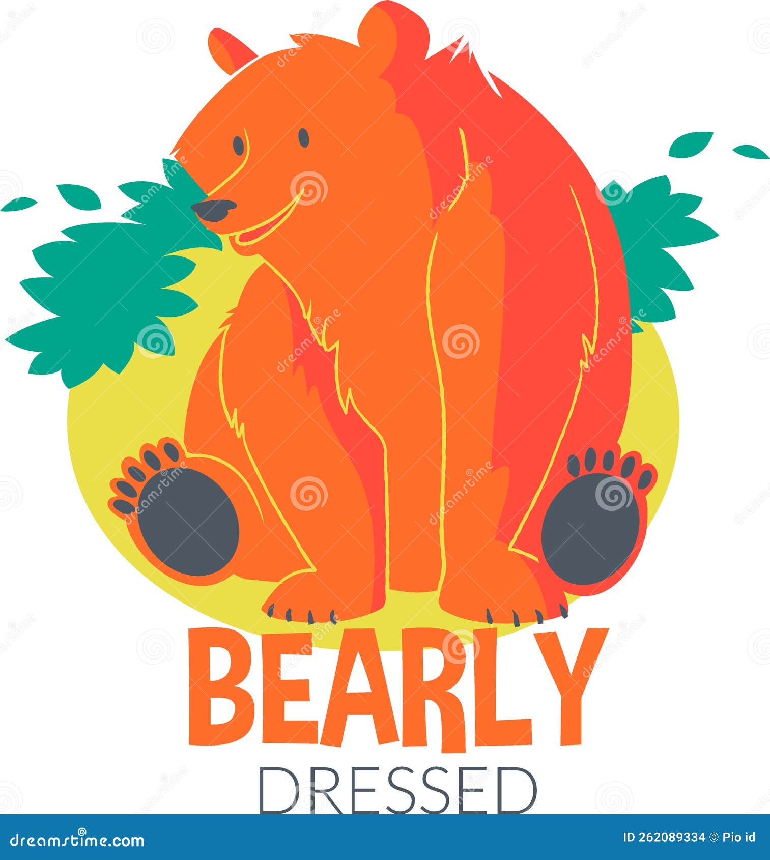 QUOTES BEARLY CRESSED stock vector. Illustration of crew - 262089334