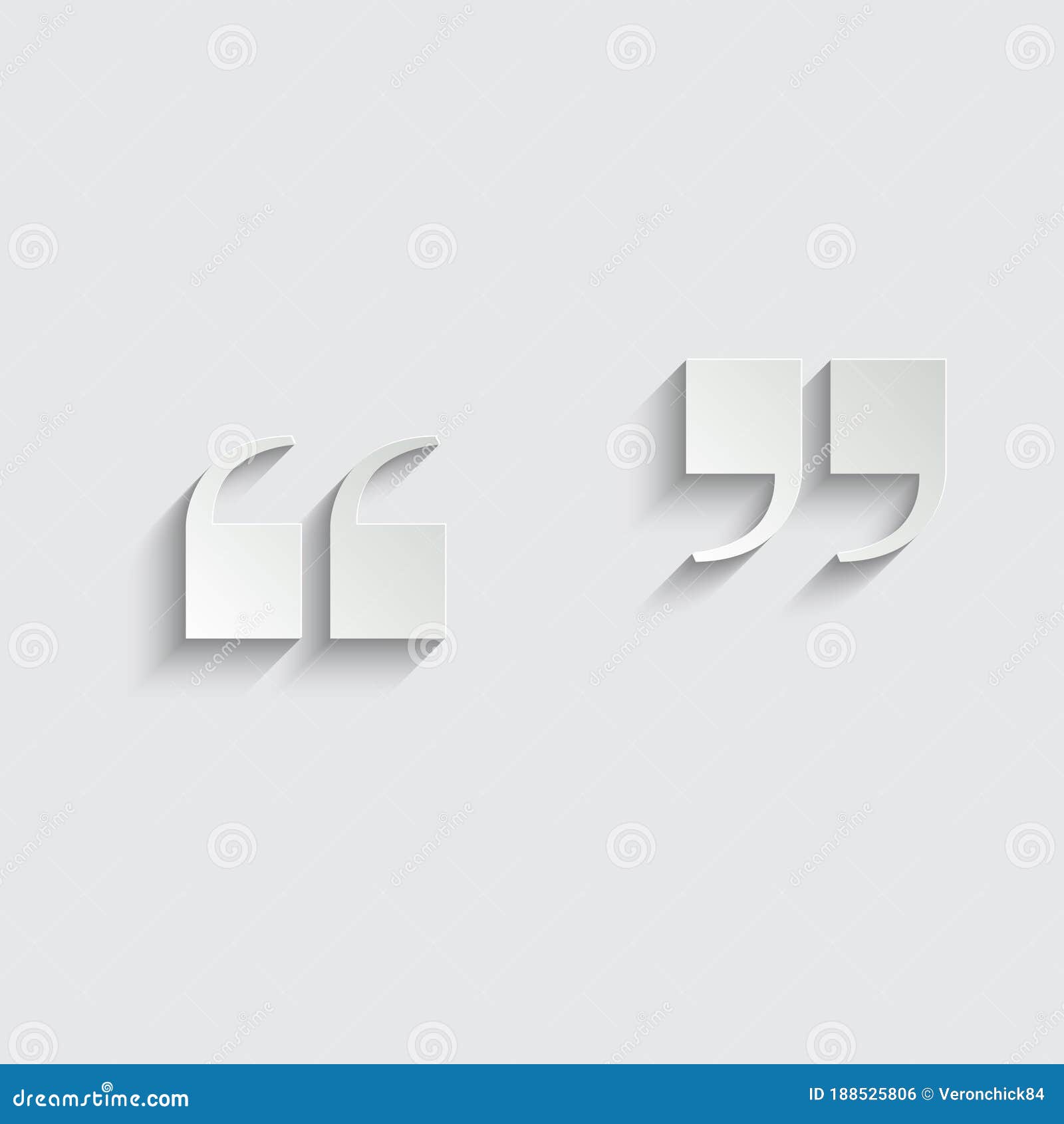 Quotes - Black Vector Icon. Quotes Symbol Stock Vector - Illustration ...