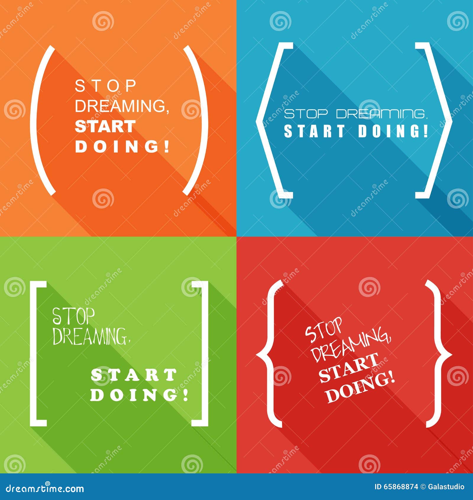 Quotes and brackets. stock illustration. Illustration of message - 65868874