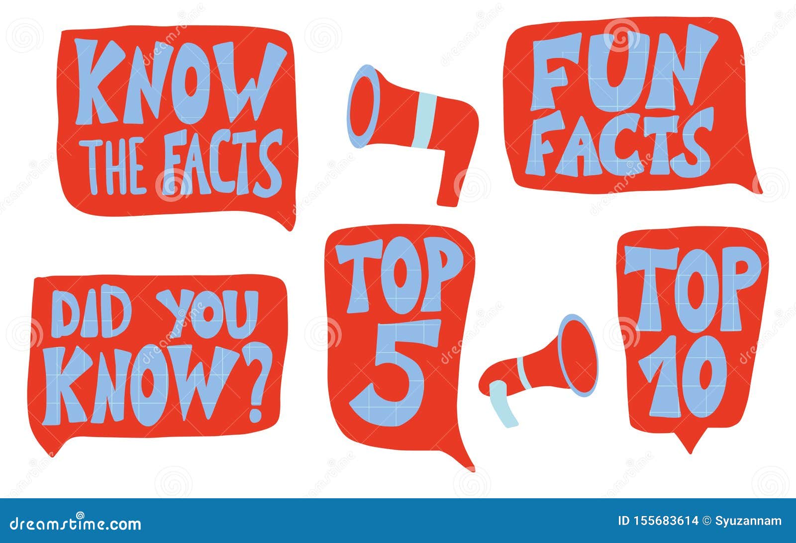 Quotes about Facts Set. Vector Stylized Text. Stock Vector ...