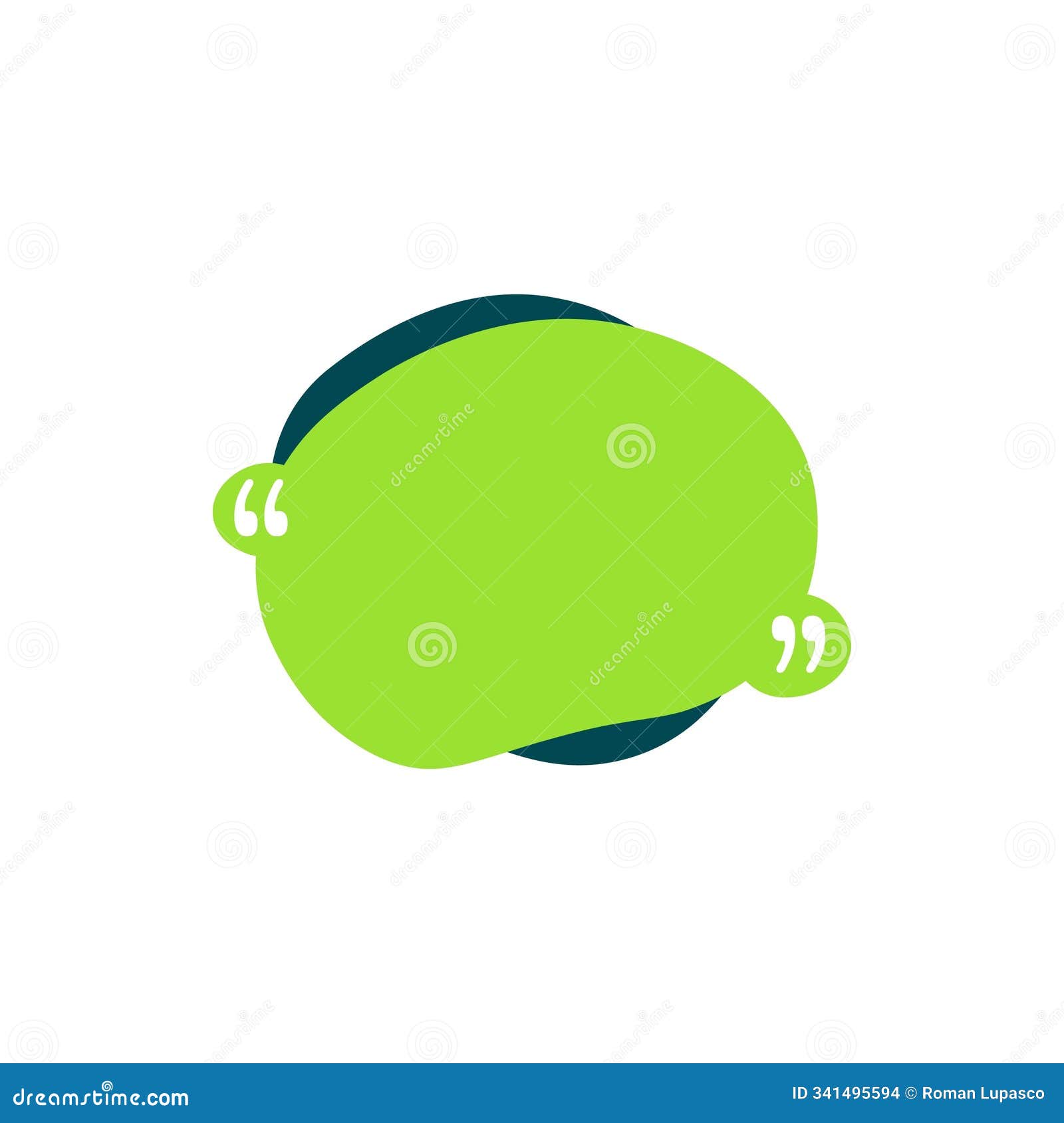 Quote Remark And Mention Quotation Frame Isolated Set Cartoon Vector ...