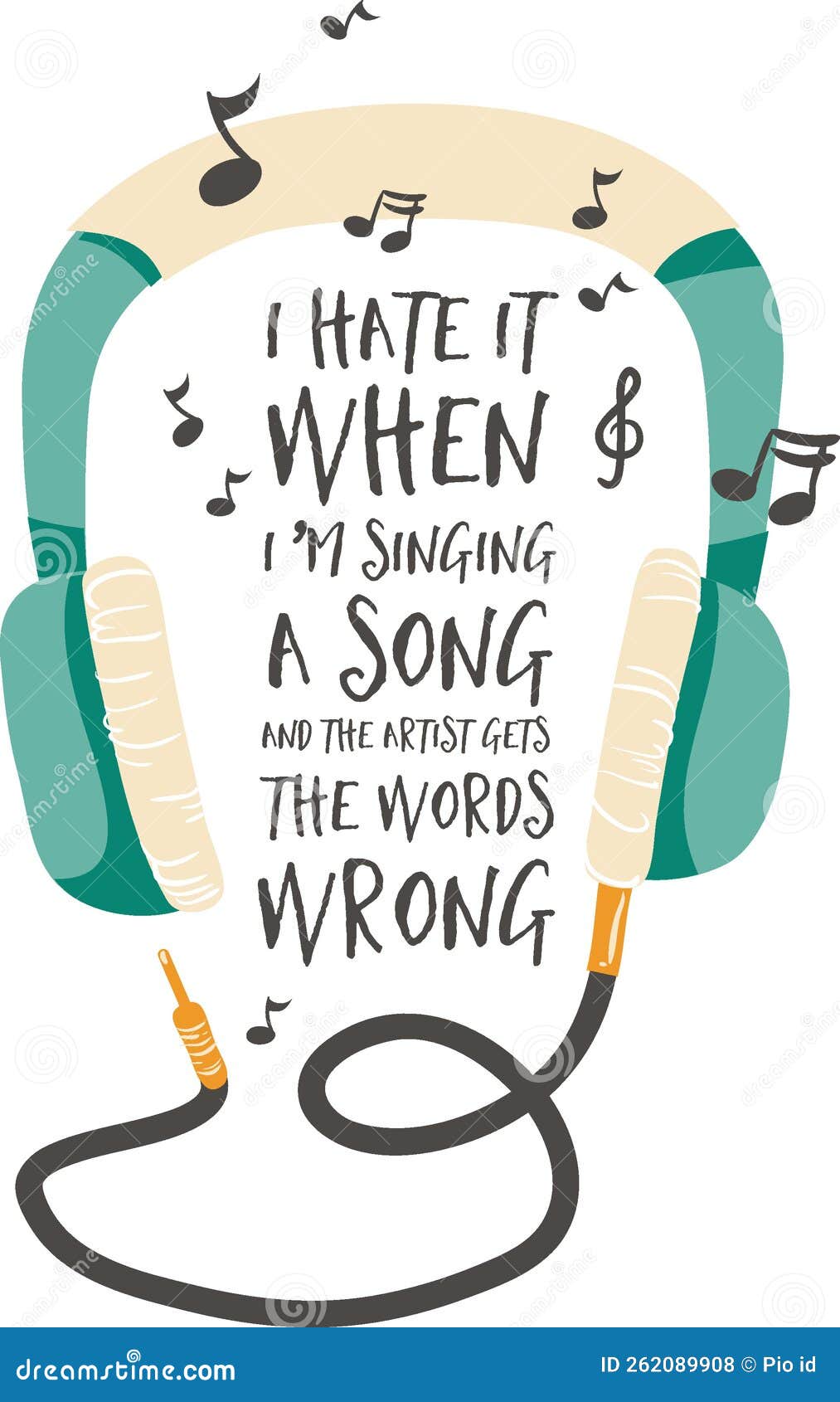 QUOTES I HATE it when IM SINGING Stock Vector - Illustration of early ...