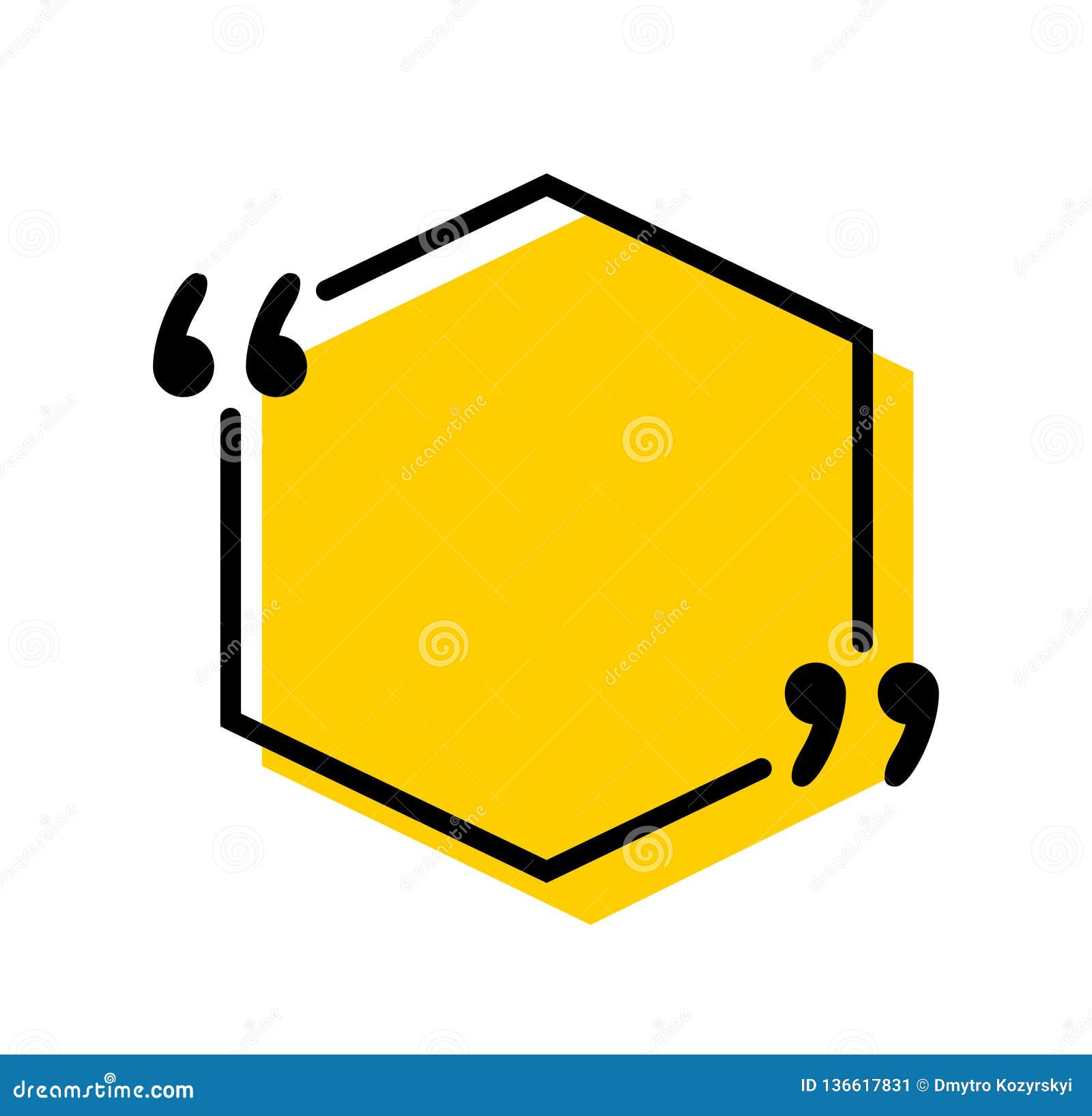 Quotes Icon Vector. Quotemarks Outline, Speech Marks, Inverted Commas ...