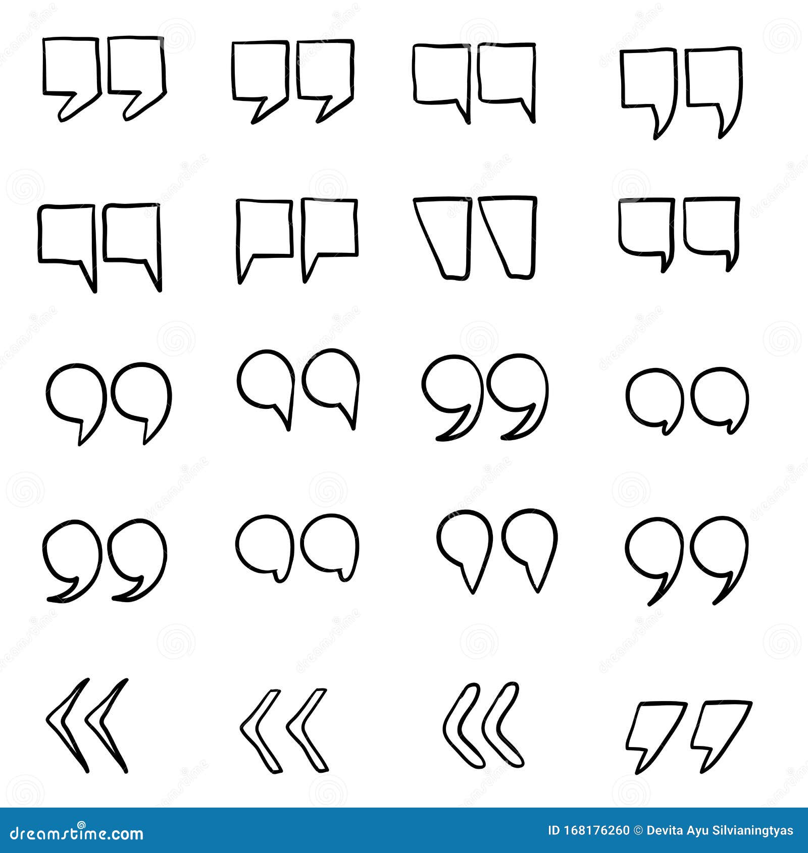 Quotes Marks. Quotation Marking Speech Punctuation Excerpt Commas ...