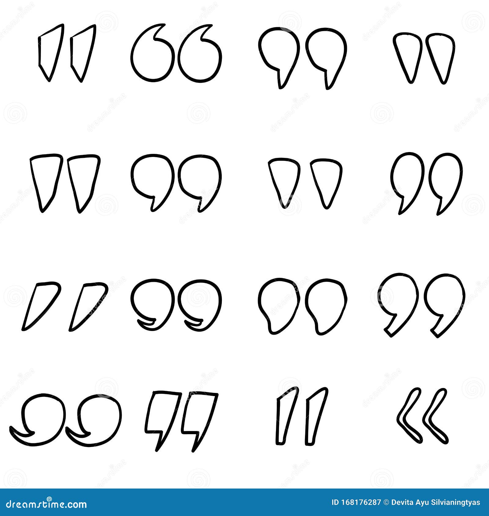 Quotes Marks. Quotation Marking Speech Punctuation Excerpt Commas ...