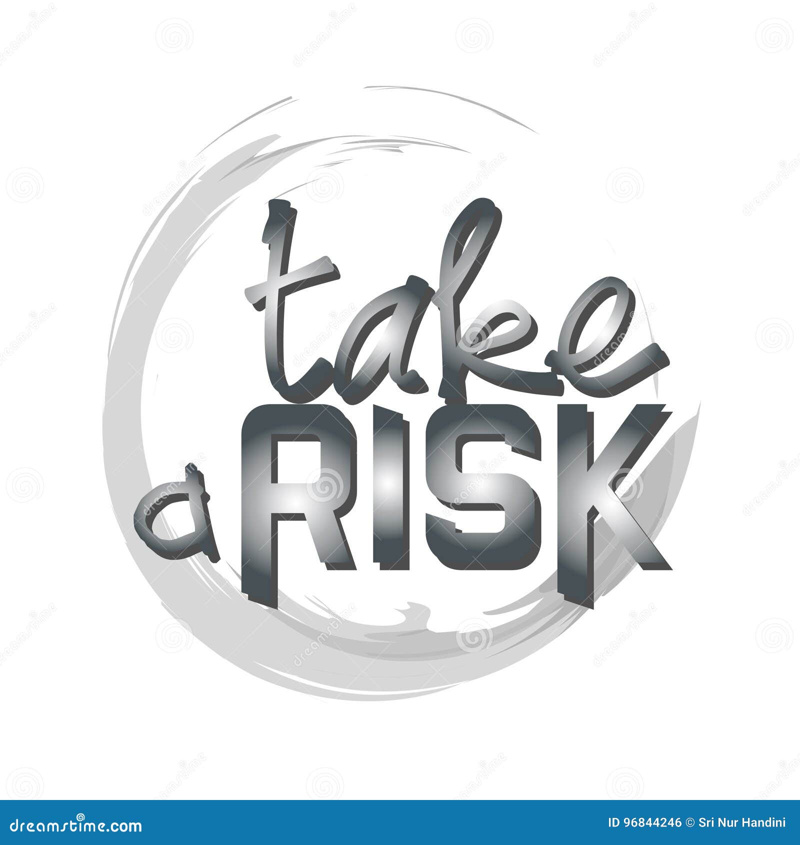 Quotes poster. Take a risk stock vector. Illustration of retail - 96844246