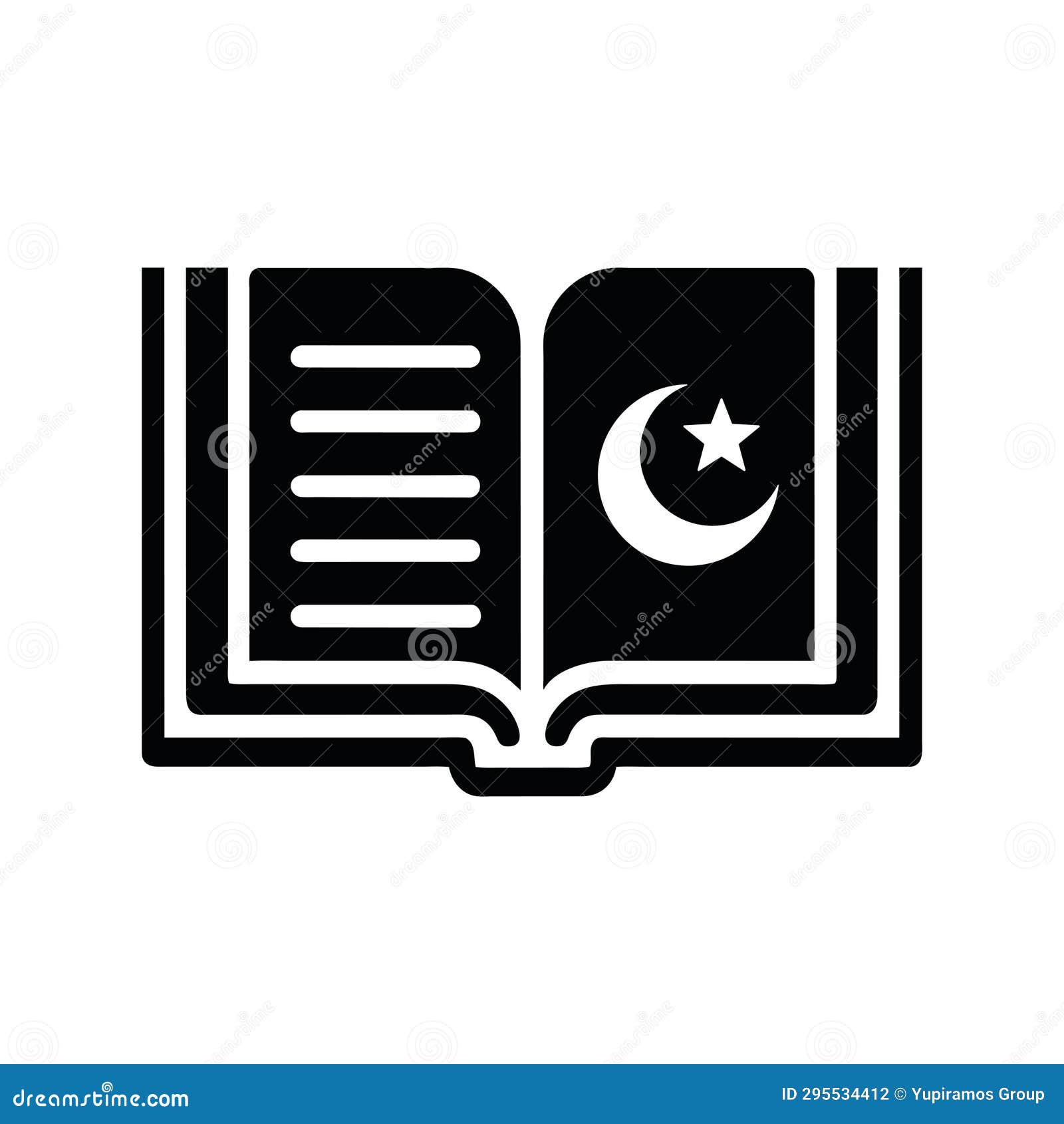 Quran Book Icon Illustration Stock Vector - Illustration of quran ...