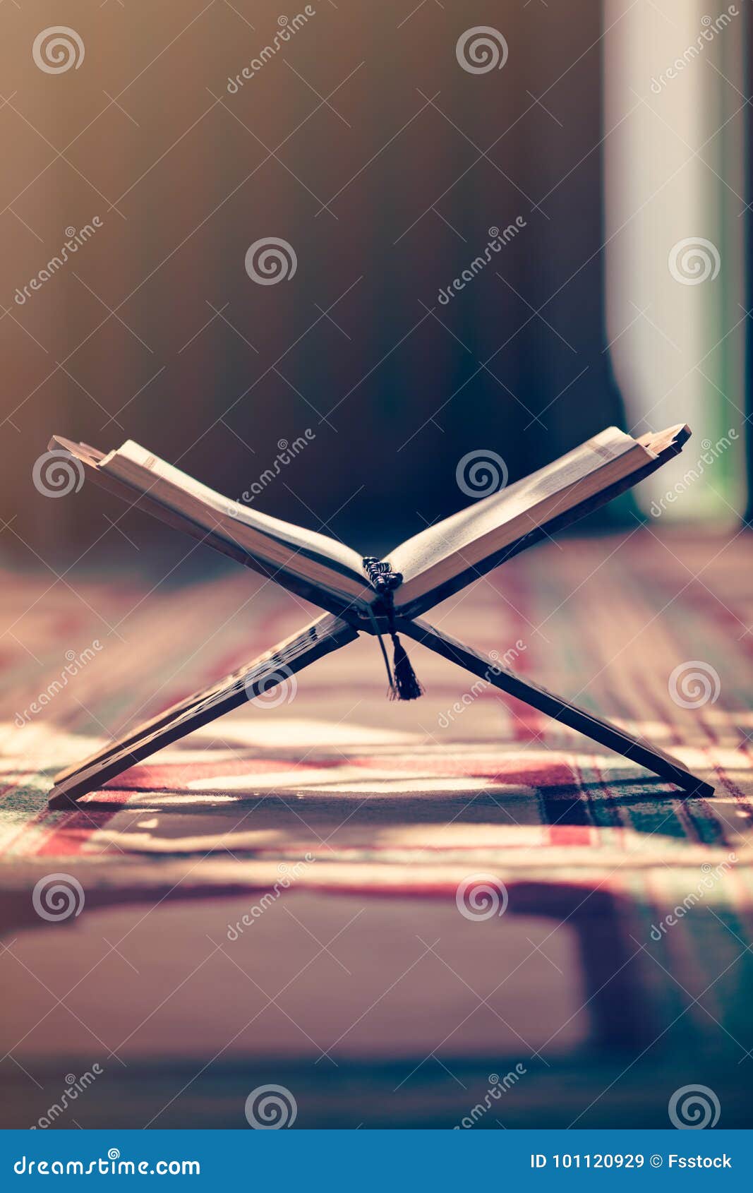 Quran in the Mosque - Open for Prayers Stock Image - Image of religion ...