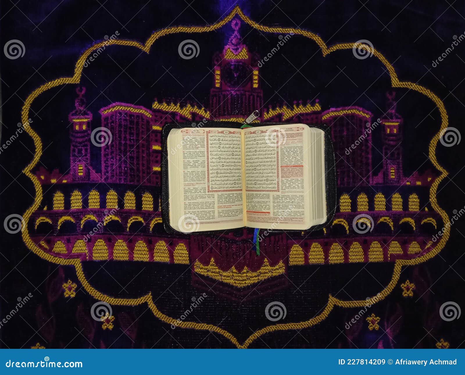 Purple Prayer Cloth Hanging On Tree Stock Image | CartoonDealer.com ...