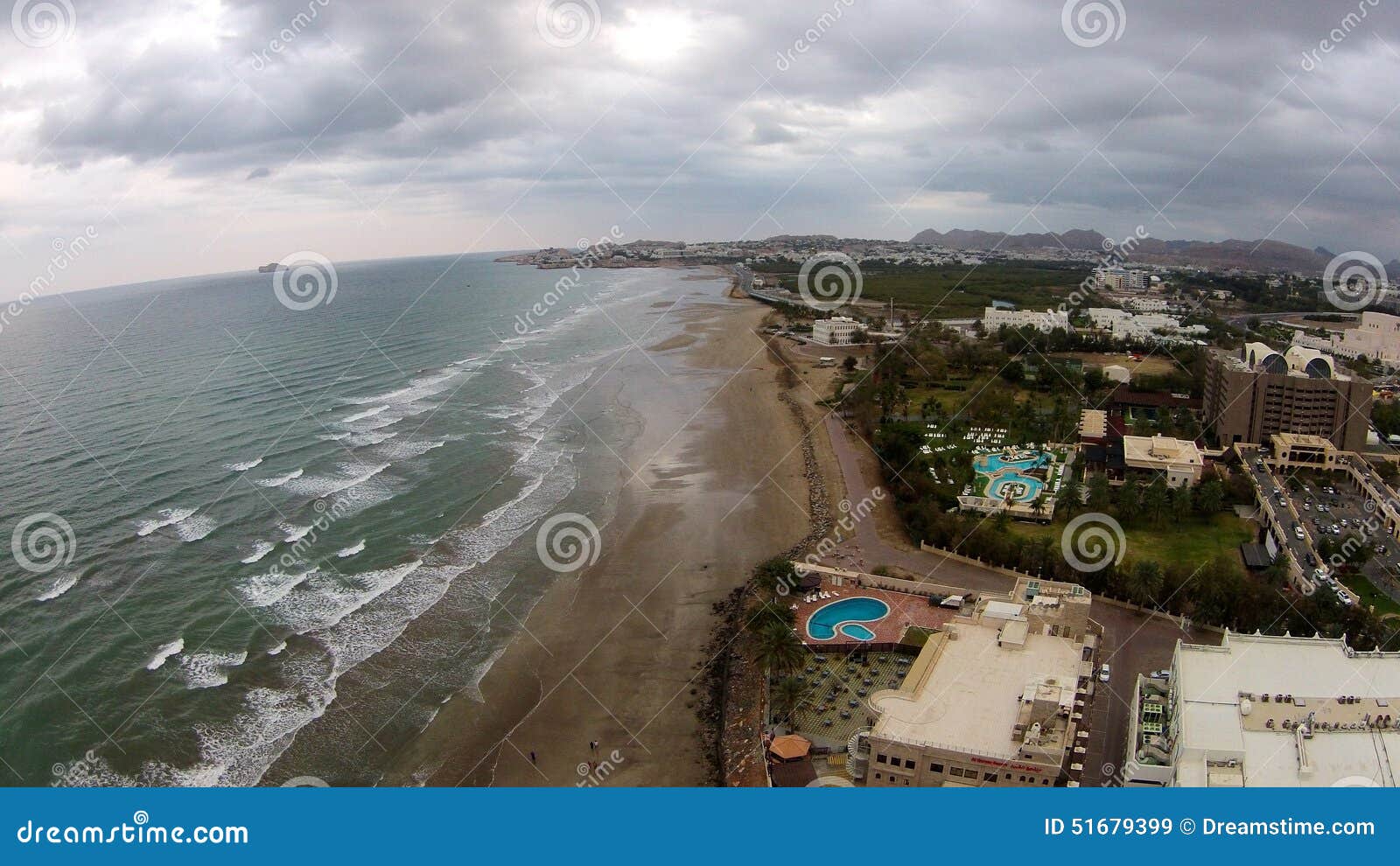 Qurum beach Muscat Oman stock image. Image of midleast - 51679399