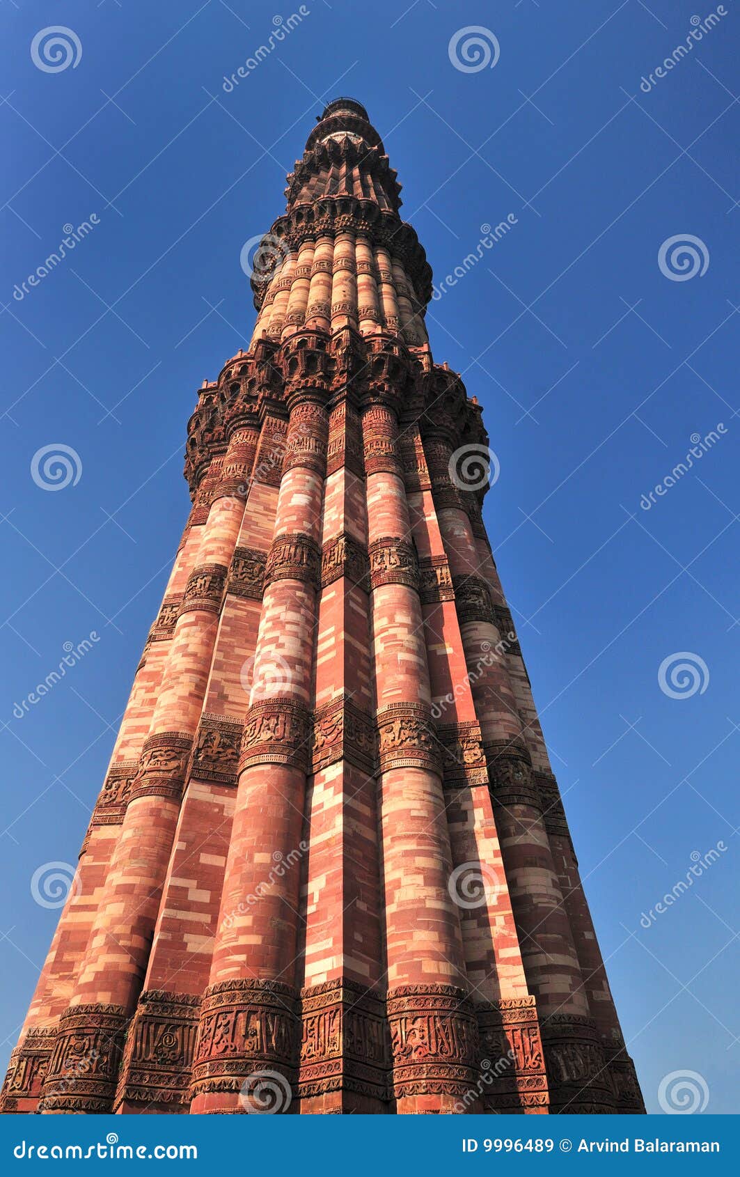 QutubMinar stock image. Image of landmark, monument, delhi - 9996489
