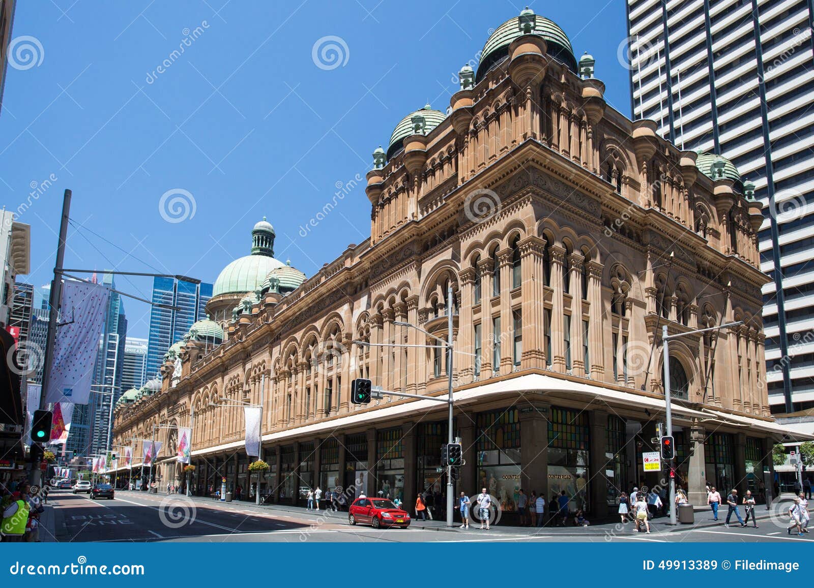QVB à Sydney image stock éditorial. Image du australie - 49913389