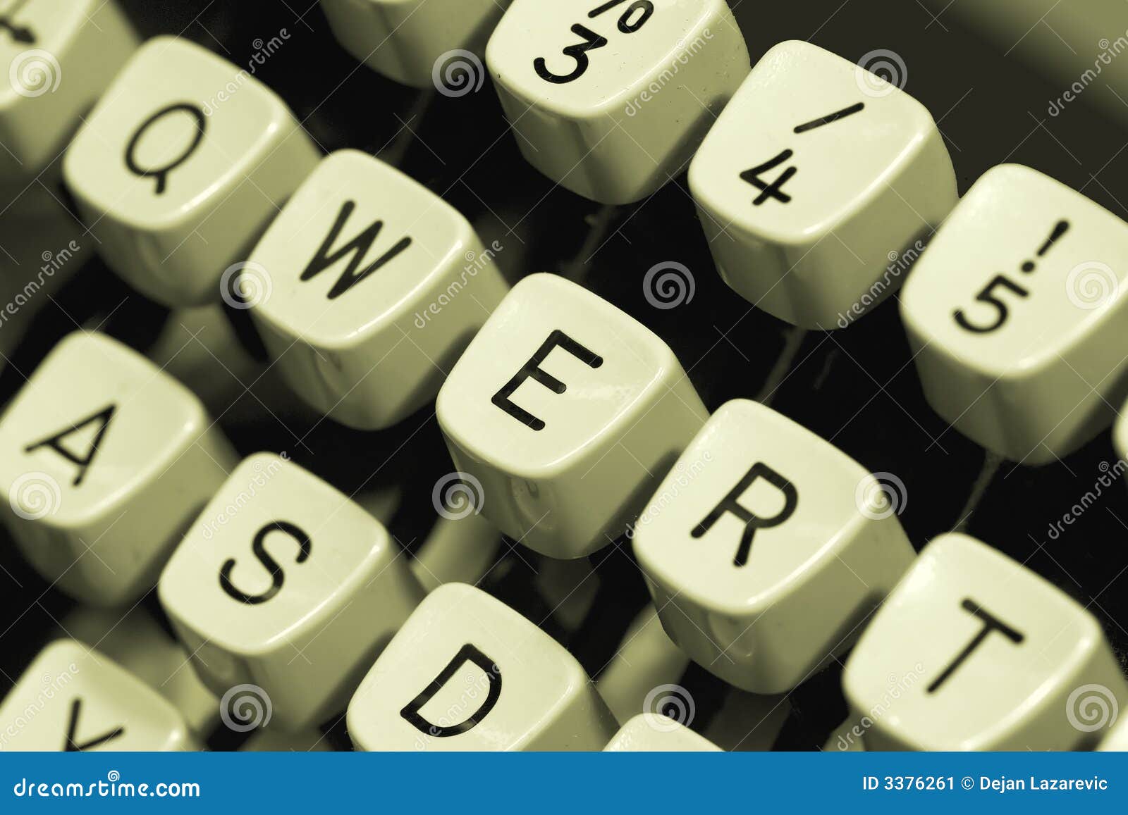Qwerty stock image. Image of pattern, levers, keyboard - 3376261