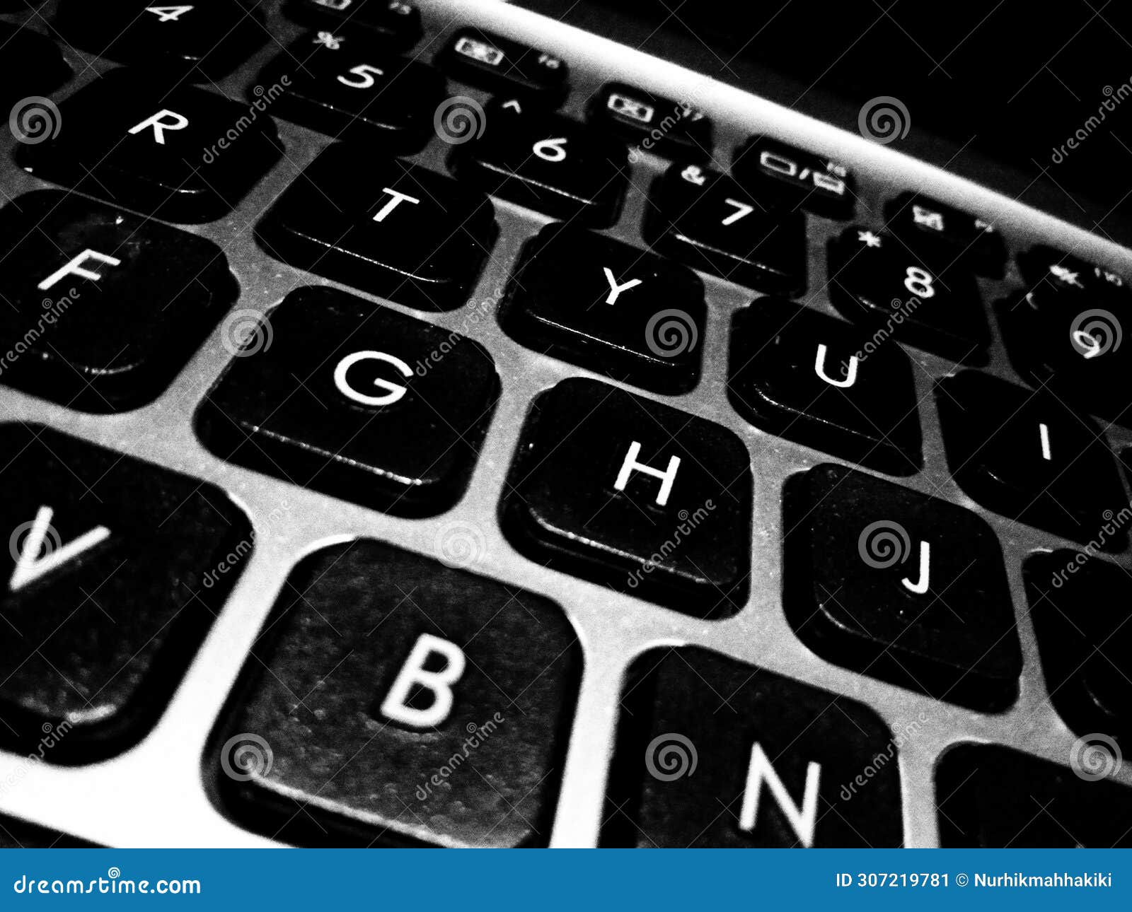 Qwerty Computer Keyboard Keys Stock Image - Image of keyboard, alphabet ...