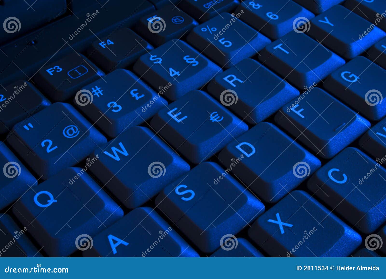Qwerty keyboard stock photo. Image of computer, business - 2811534