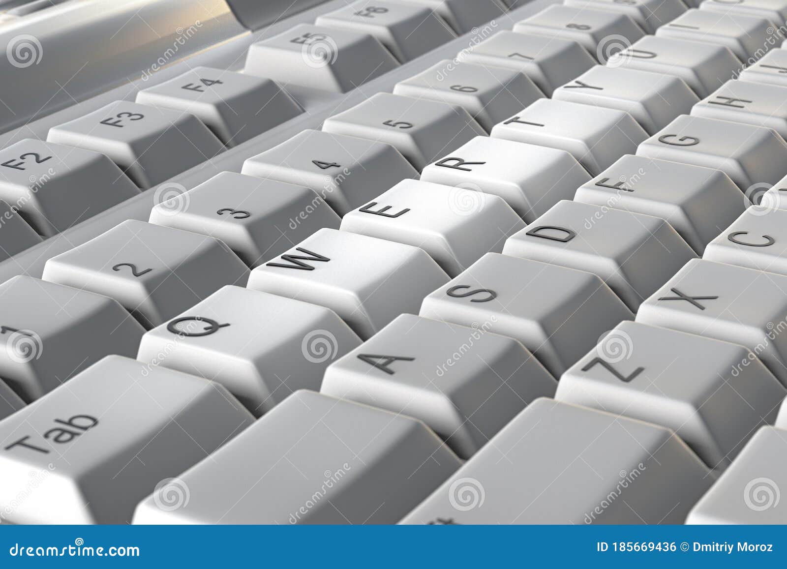 Qwerty keys stock illustration. Illustration of information - 185669436