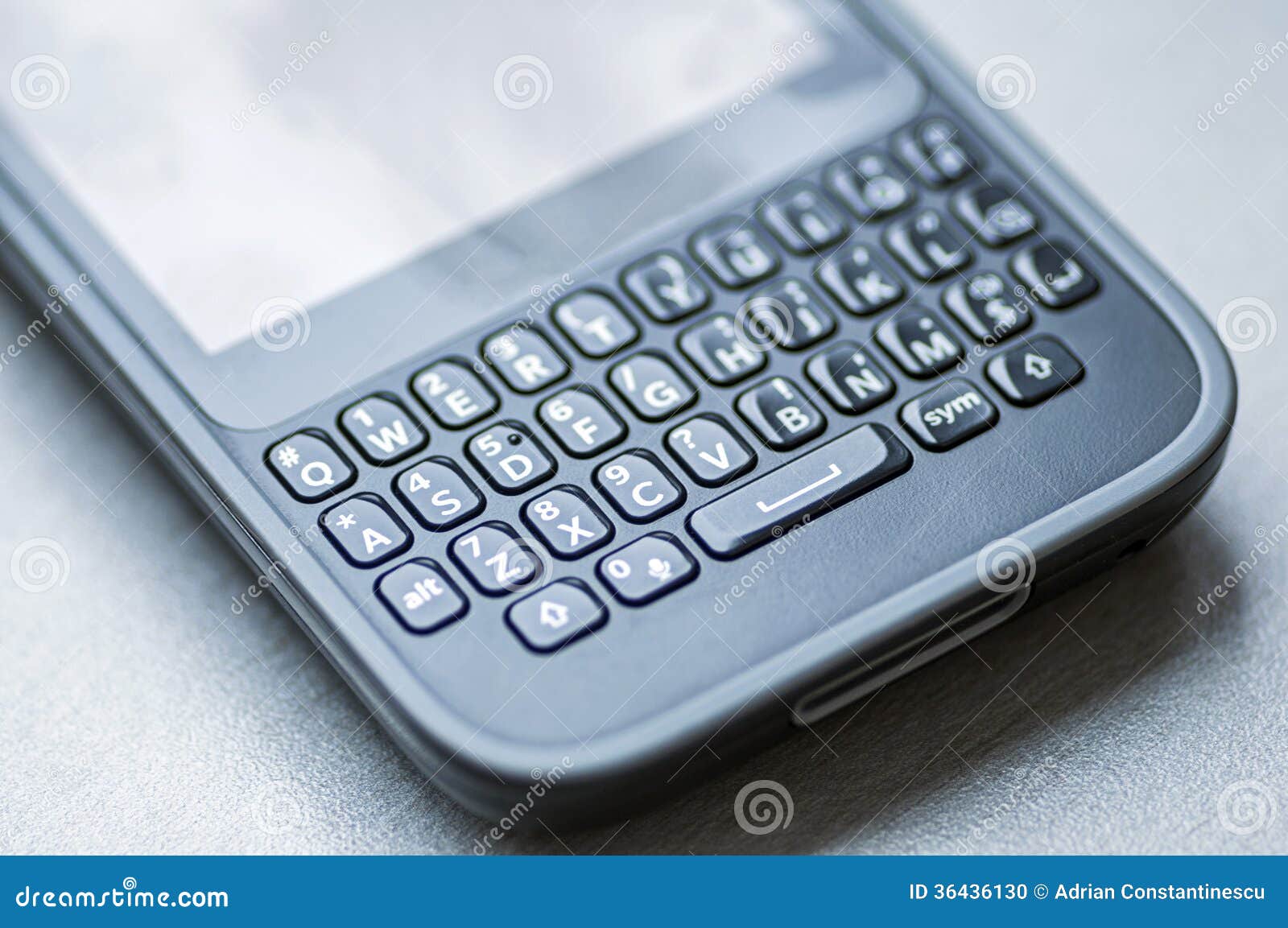Qwerty mobile phone keypad stock photo. Image of organizer - 36436130