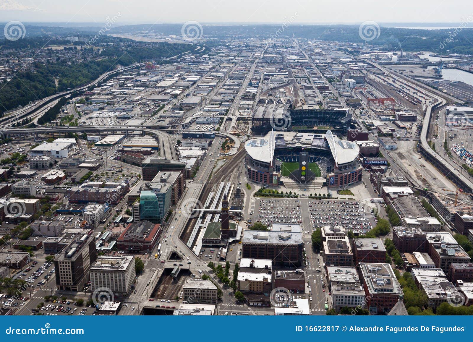 QWEST and Safeco Field in Seattle Editorial Photography - Image of ...