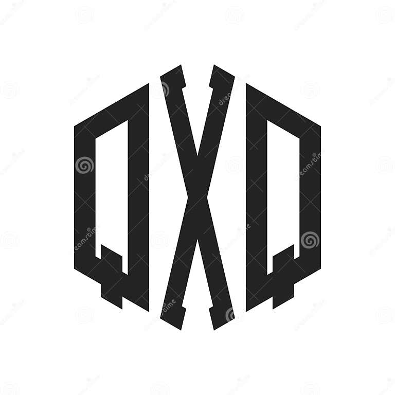 QXQ Logo Design. Initial Letter QXQ Monogram Logo Using Hexagon Shape ...