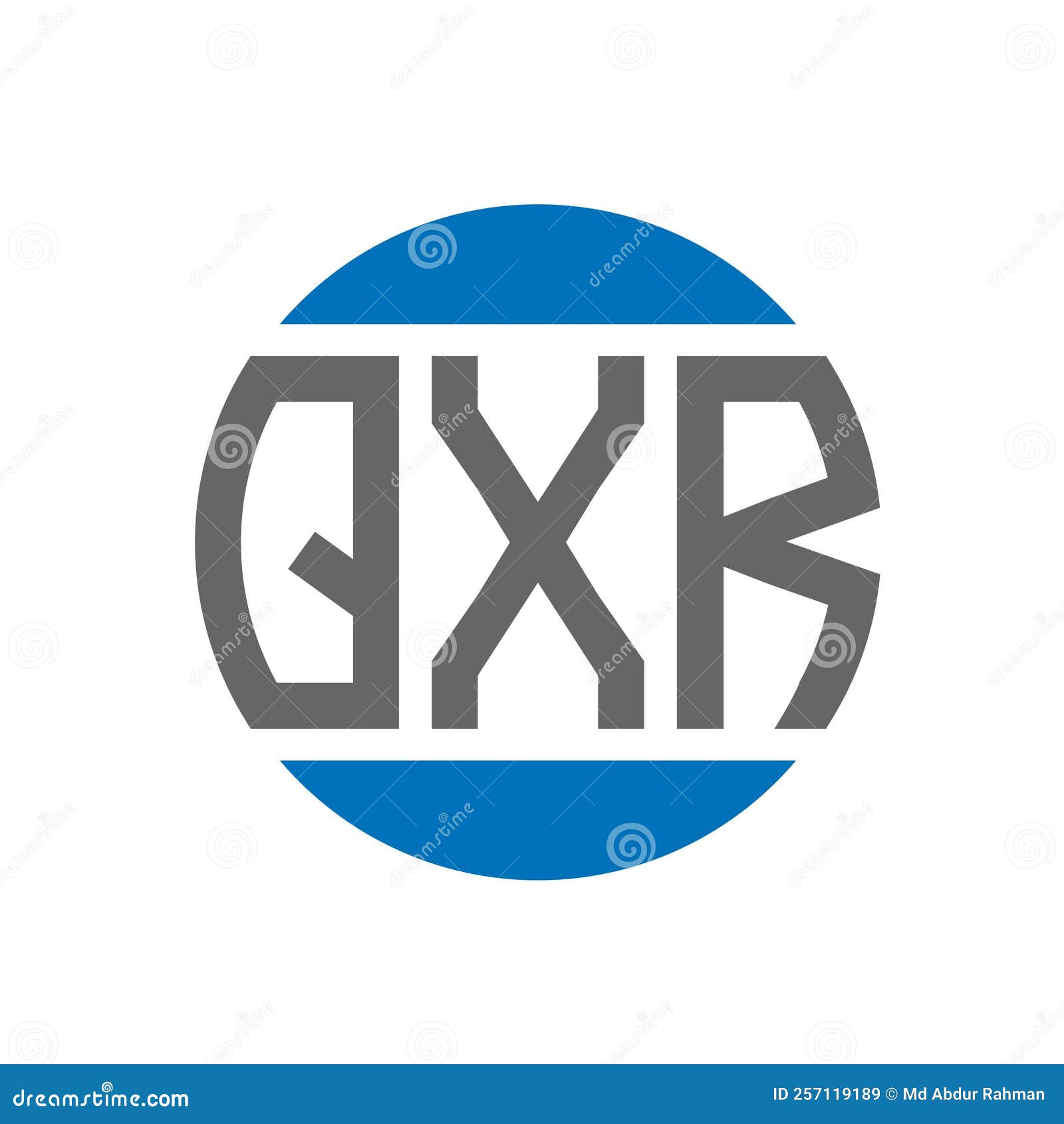 QXR Letter Logo Design on White Background. QXR Creative Initials ...