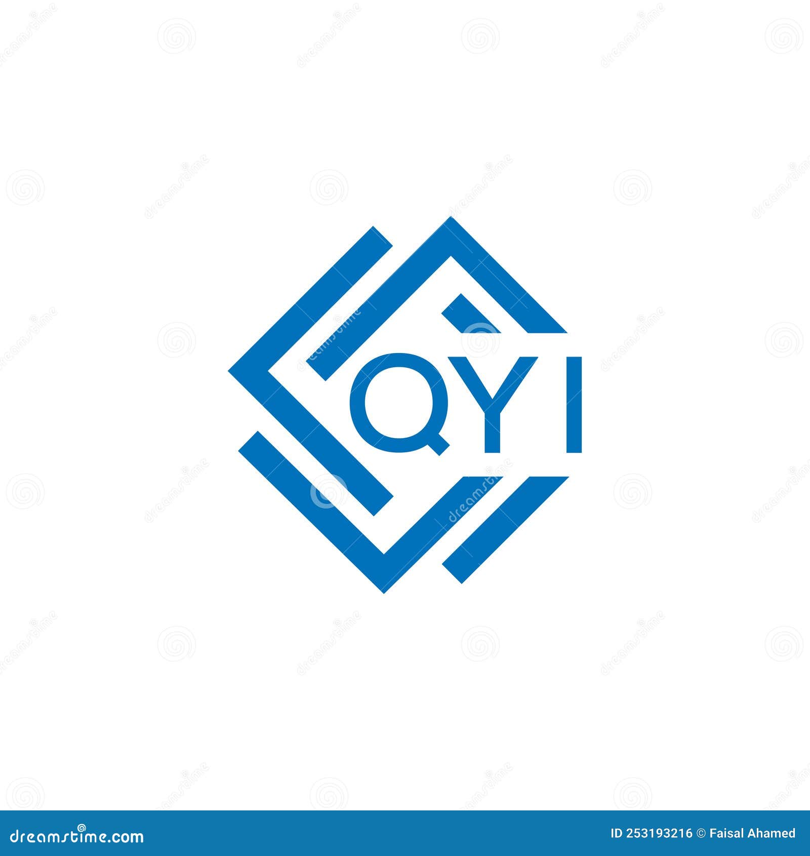 QYI Letter Logo Design on White Background. QYI Creative Circle Letter ...