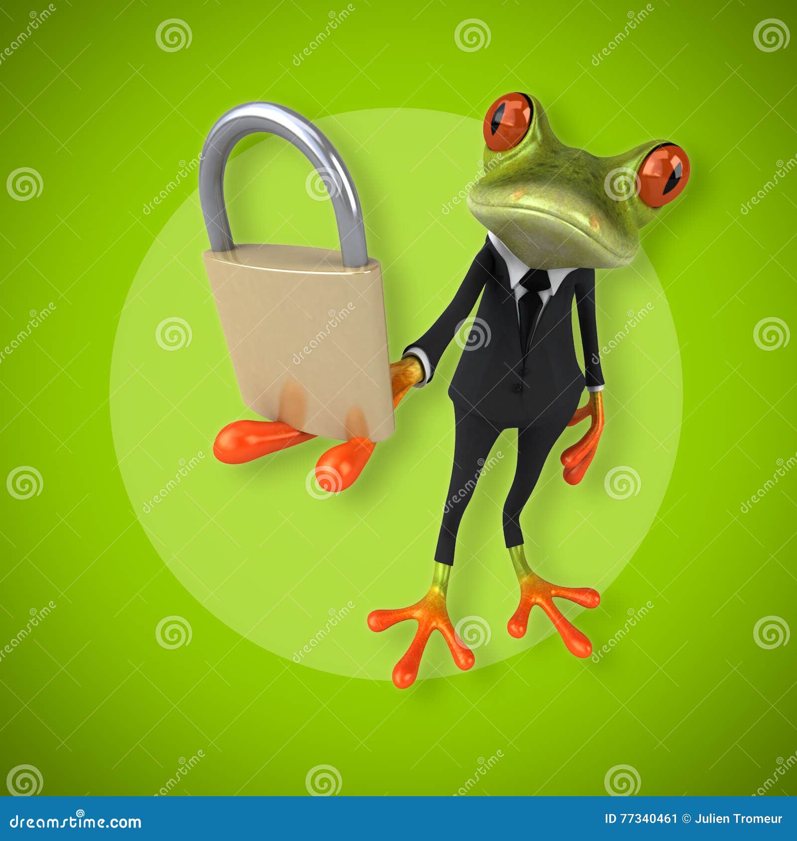 Rã do divertimento ilustração stock. Ilustração de olho - 77340461